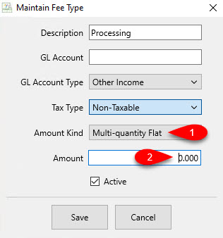 Setting Up Fee Types